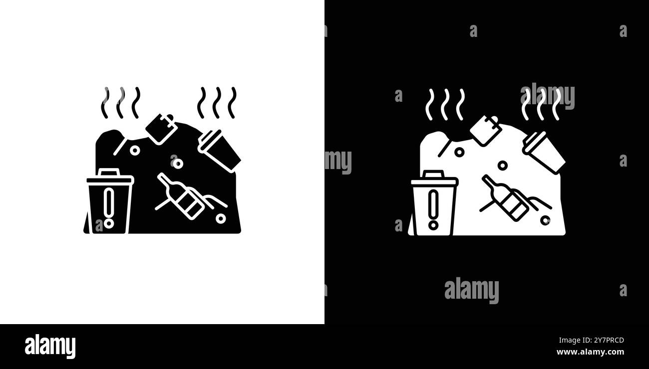 Solid waste pollution Black and White Stock Photos & Images - Alamy