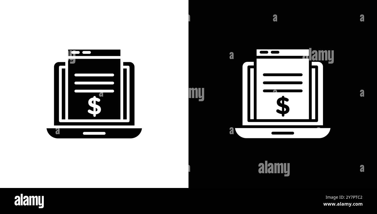 Subscription Model icon Flat thin line vector illustration art outline ...