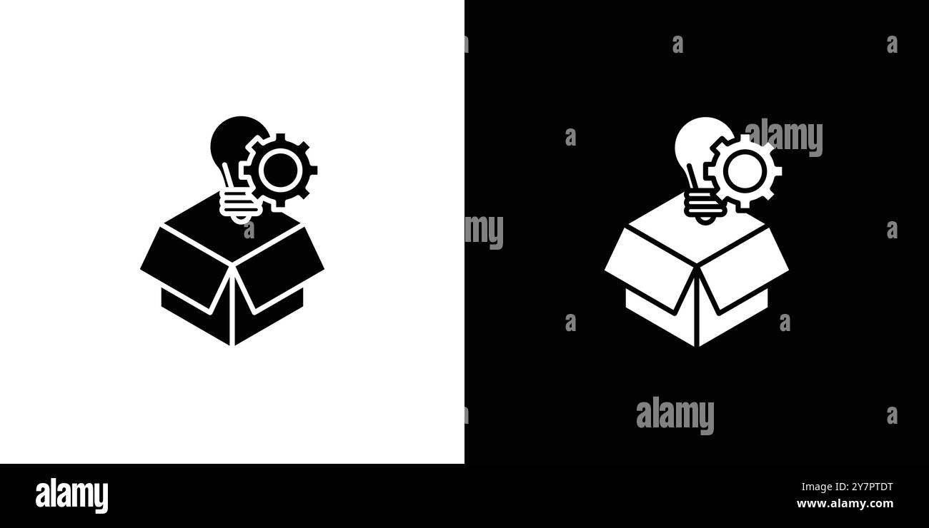 Solution out of box idea Stock Vector Images - Alamy