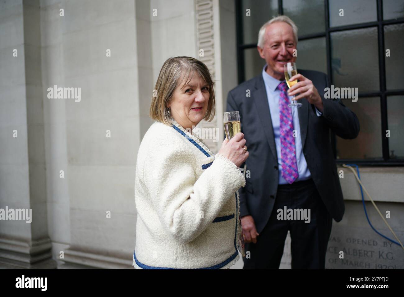 Alison Cathcart and Mark Rimmer from Northern Ireland, after renewing ...