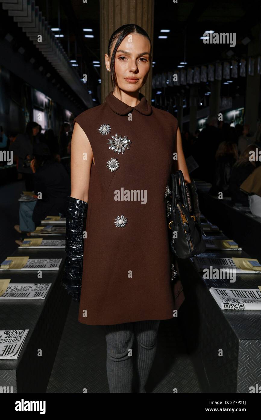 Isis Valverde attends the Miu Miu Spring/Summer 2025 collection ...