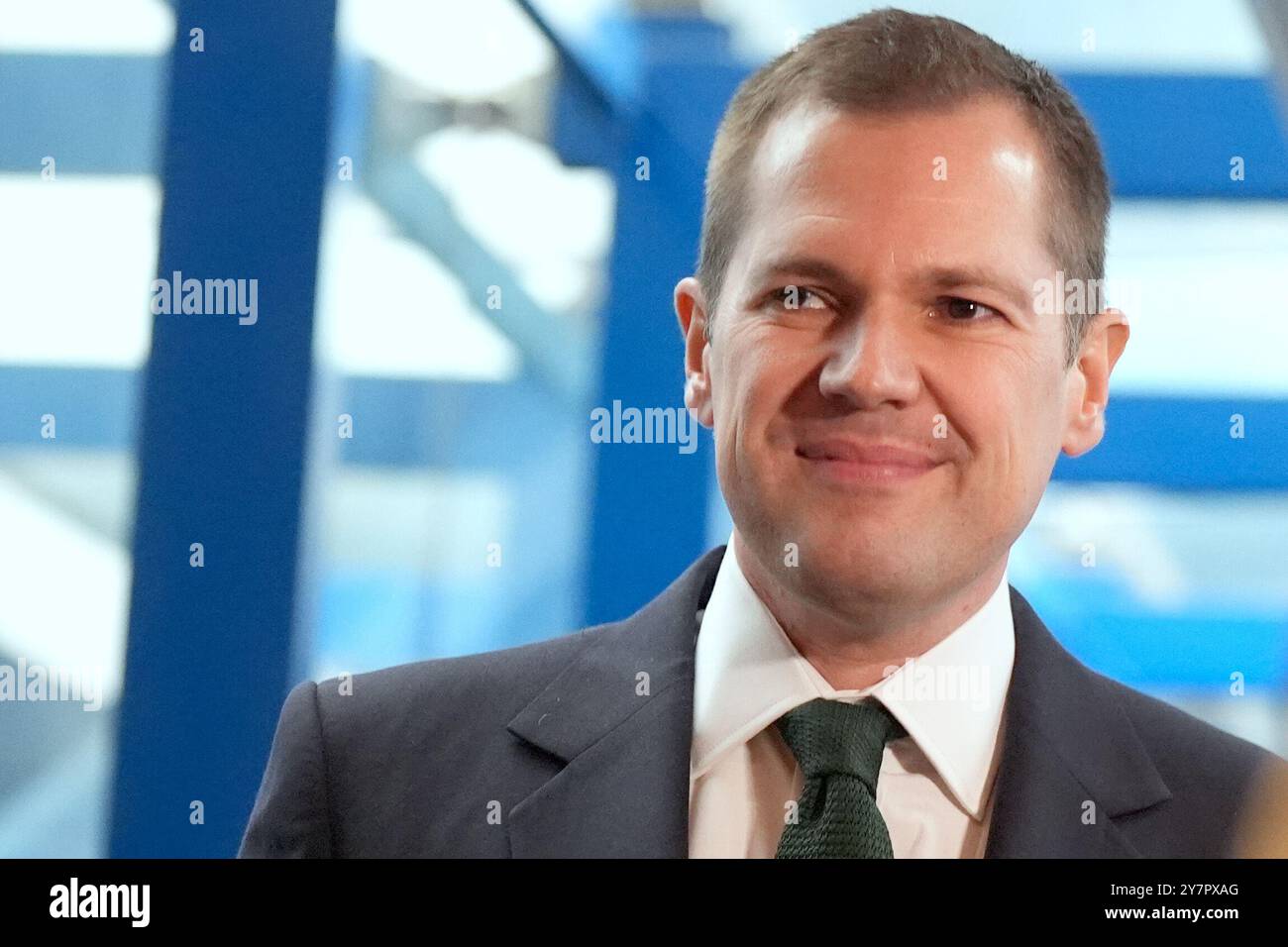 Robert Jenrick arriving for Conservative Party Conference at the ...