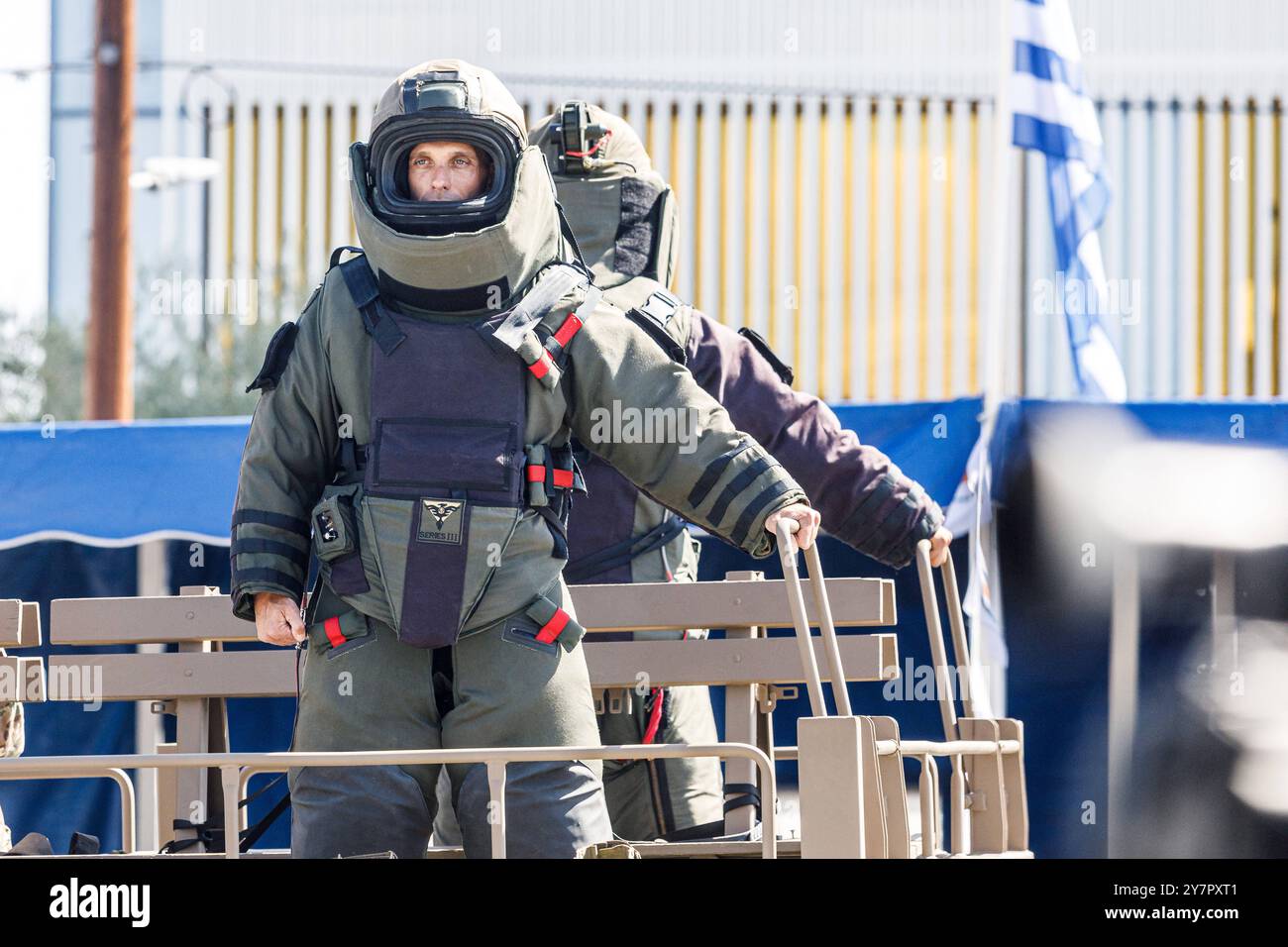 Cyprus : Independence Day military parade Soldiers are seen on a ...