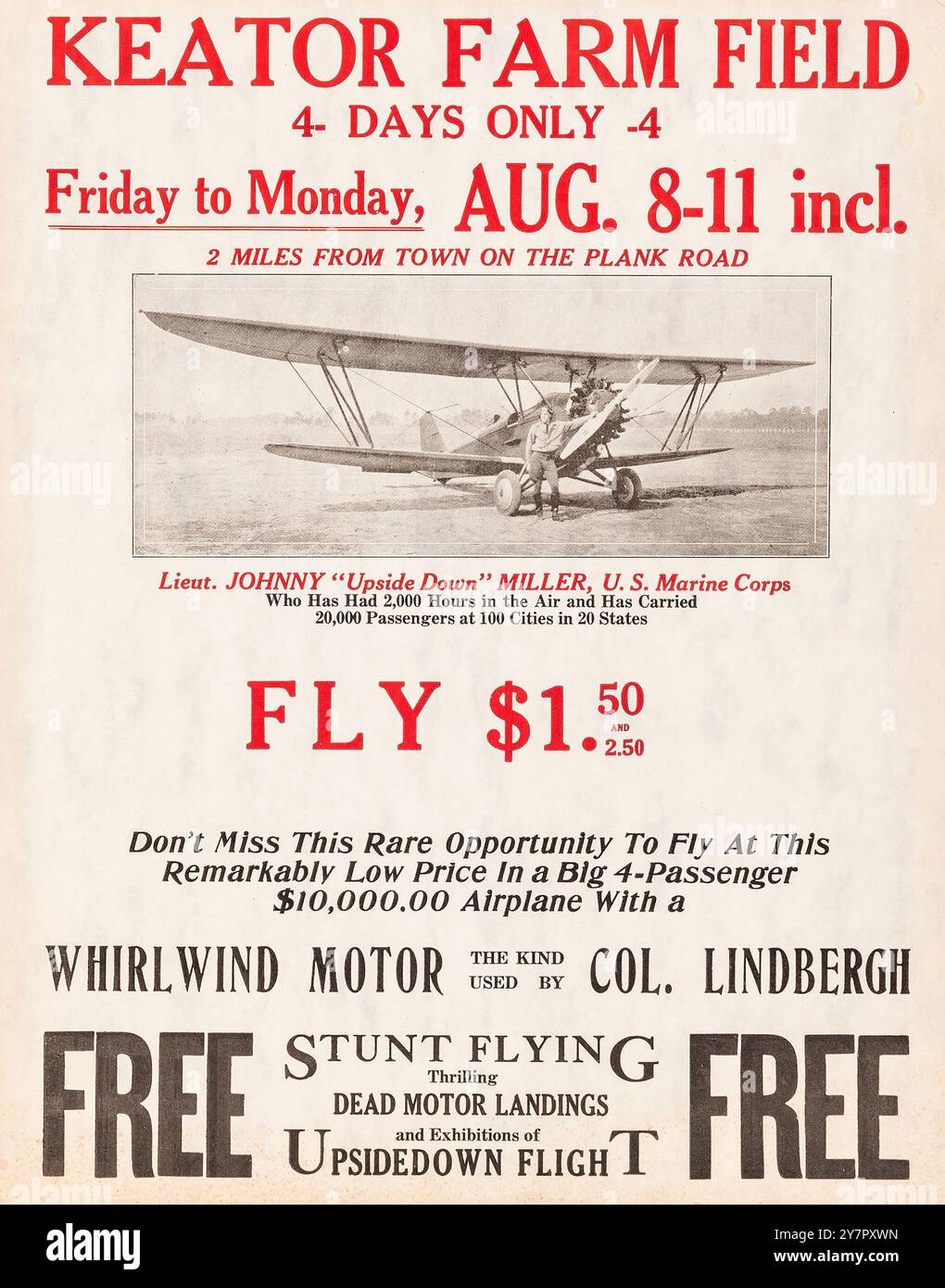 Keator Farm Field Flying Exhibition - Stunt Flying - feat Lieut. Johnny ...