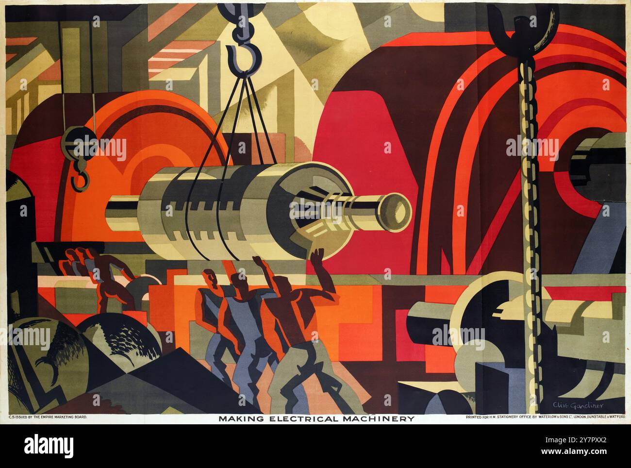 Making Electrical Machinery - Poster made to advertise the work of the ...