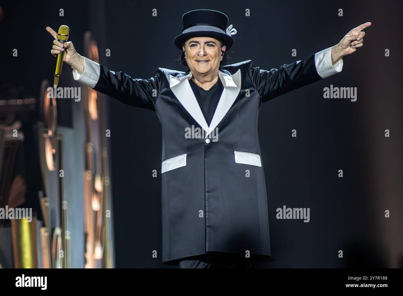 Milan Italy. 30th sept. 2024. The Italian singer songwriter RENATO ZERO ...