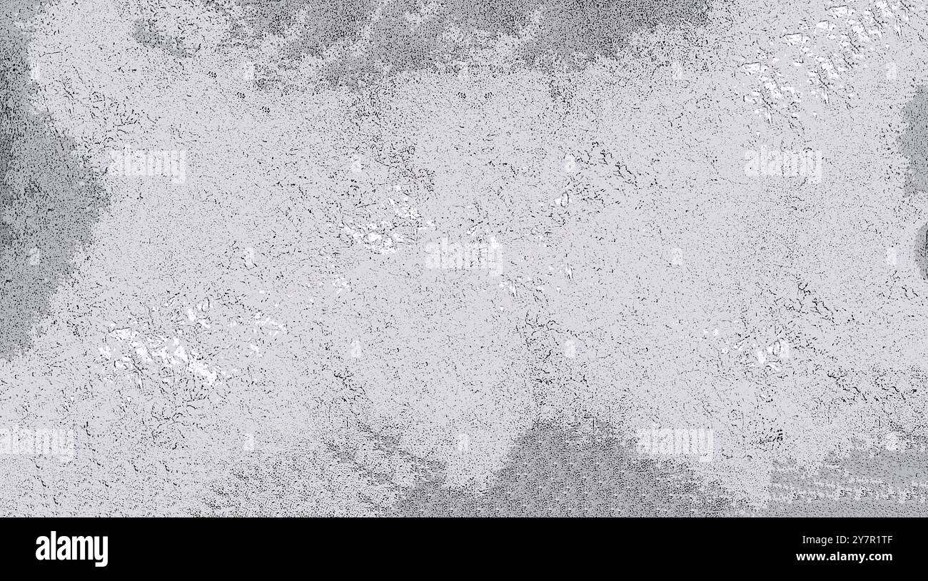 Background grunge grey texture with white spots and raised particles on ...