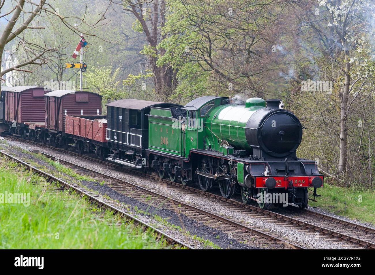 Steam freight trains hi-res stock photography and images - Alamy