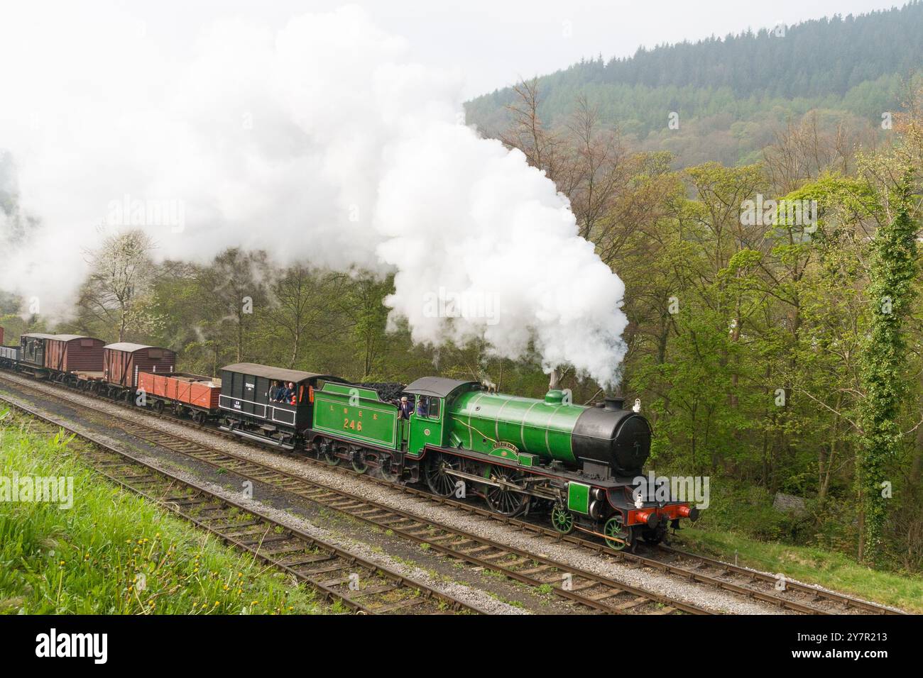 Steam freight trains hi-res stock photography and images - Alamy