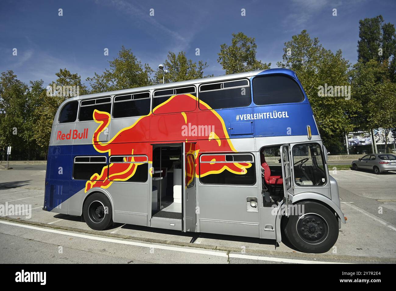 Triple gold medalist rower Martin Sinkovic drove the Red Bull party bus ...