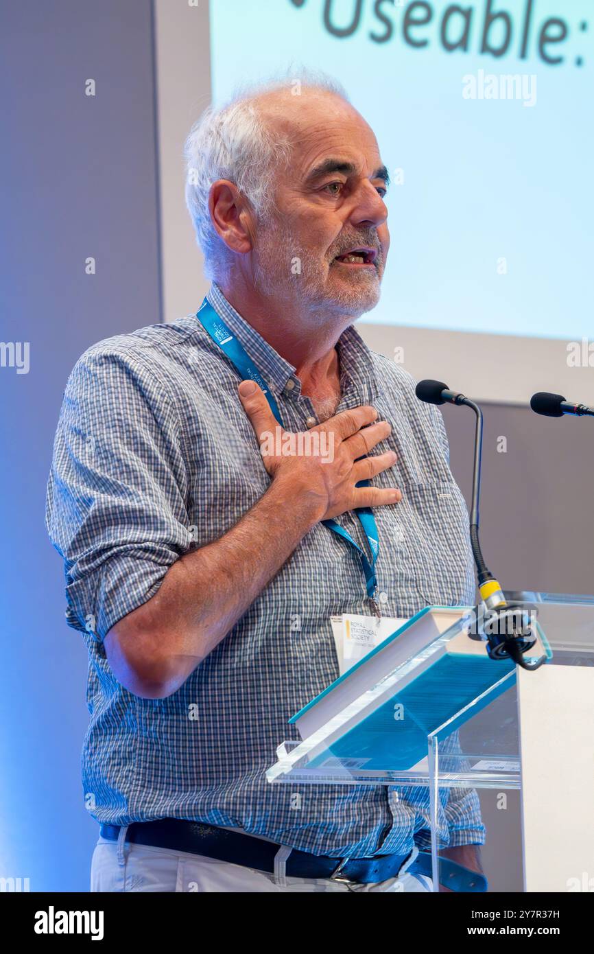 David Spiegelhalter at the 2024 RSS Conference. Photo date: Wednesday ...
