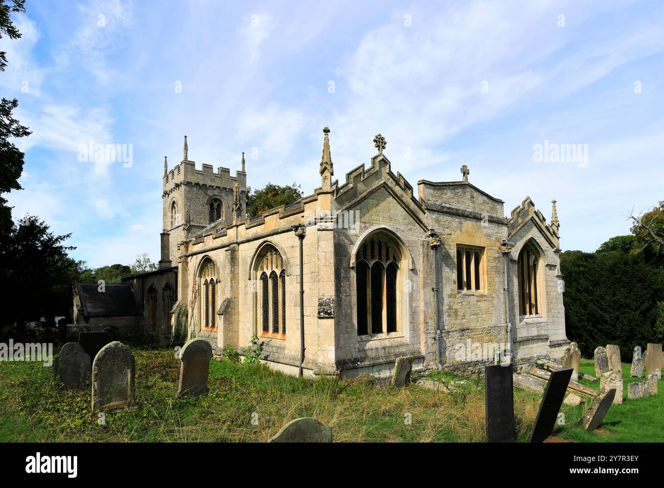 Saint Andrew and St Mary's Church, Stoke Rochford village, South ...