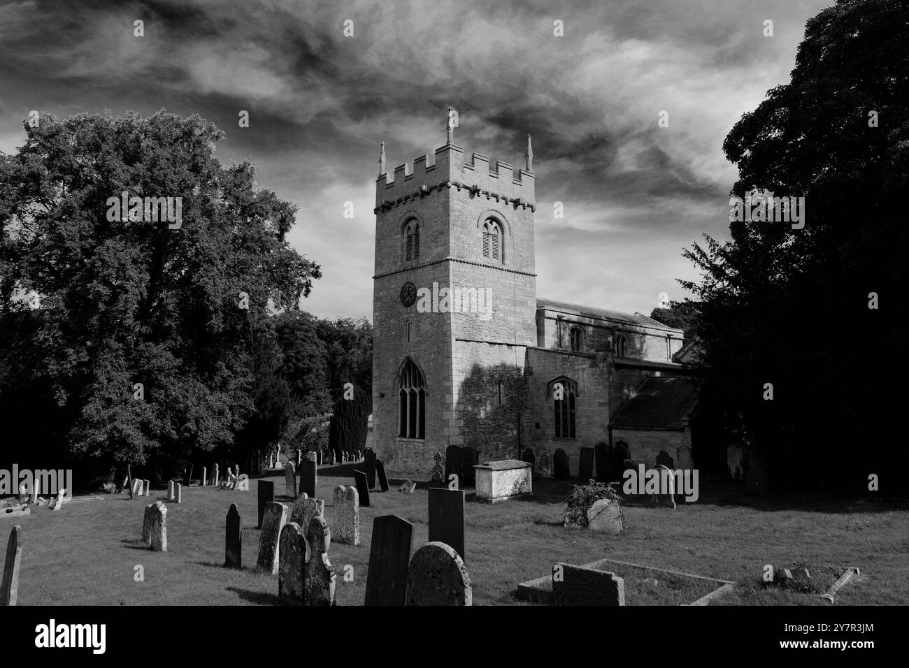 Saint Andrew and St Mary's Church, Stoke Rochford village, South ...