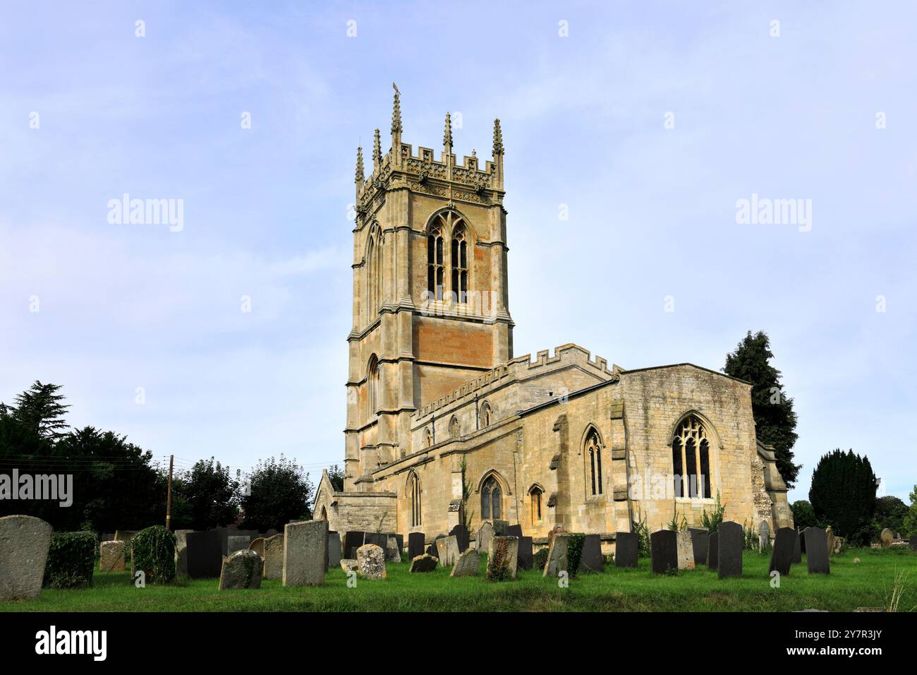 The Holy Cross Church, Great Ponton village, South Kesteven ...