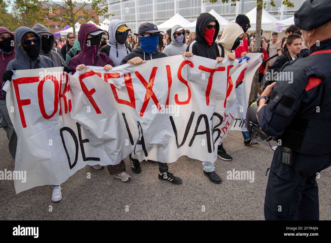 Tension between anti-fascist groups and the organization, which has a ...