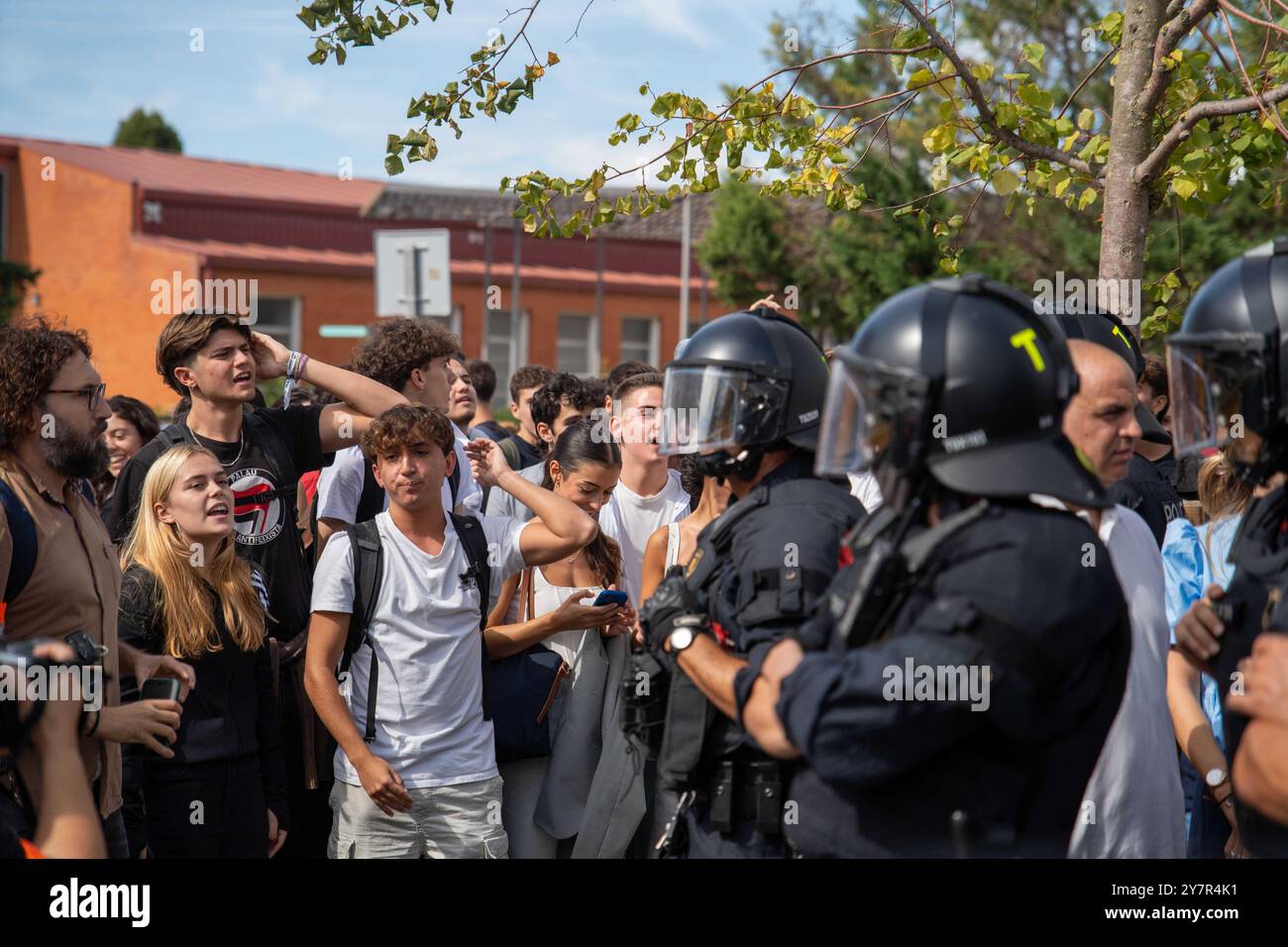 Tension between anti-fascist groups and the organization, which has a ...
