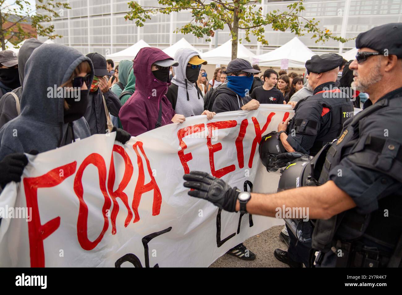 Tension between anti-fascist groups and the organization, which has a ...
