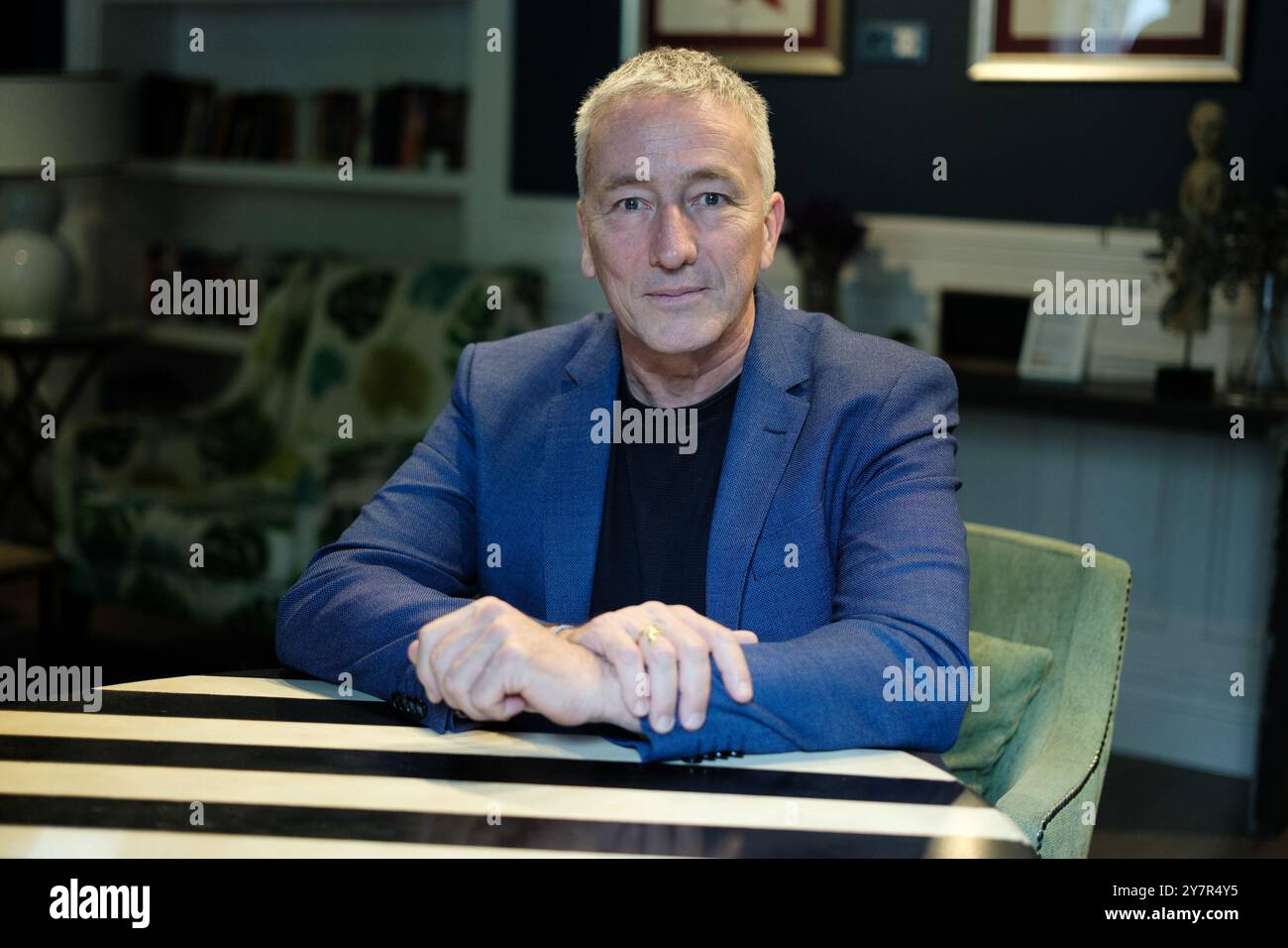 French writer Stephane Allix poses for a photo session during the ...