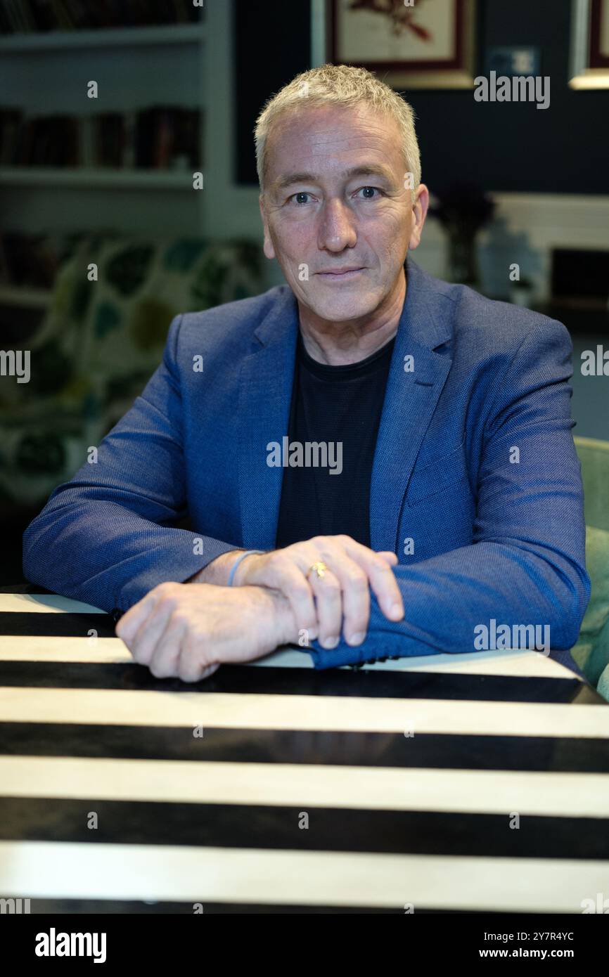 French writer Stephane Allix poses for a photo session during the ...