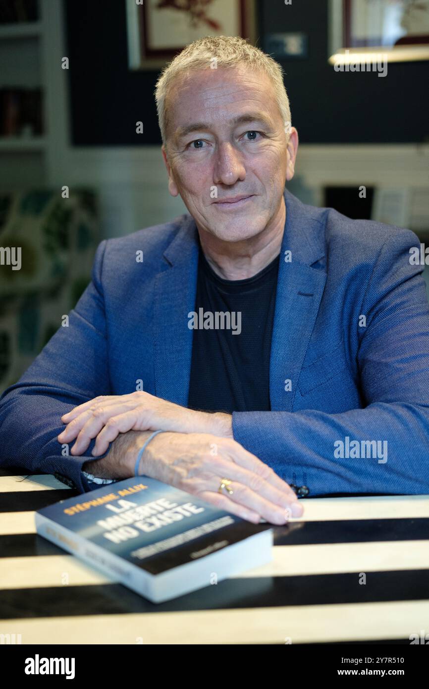 French writer Stephane Allix poses for a photo session during the ...