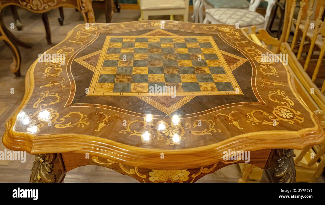 Wood countertops tables design hi-res stock photography and images - Alamy