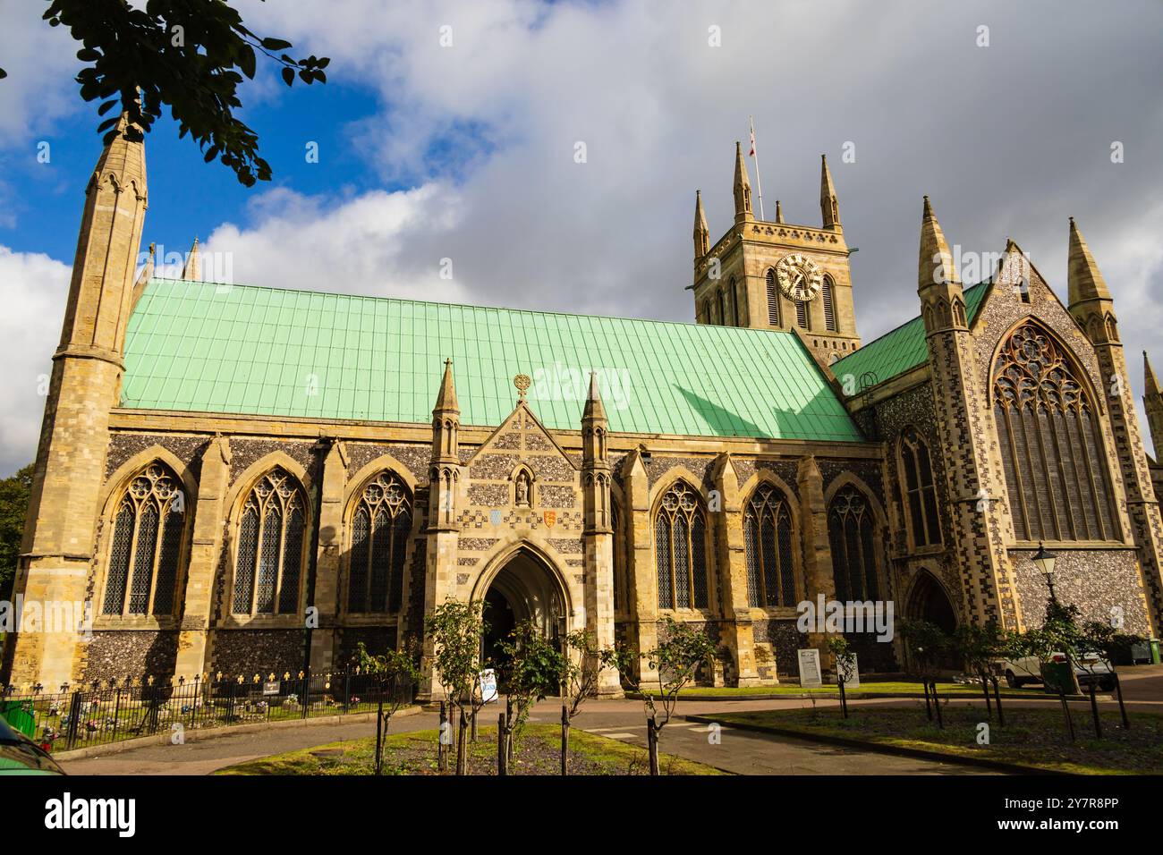 Great Yarmouth Minster, the largest parish church in England. Rebuilt ...