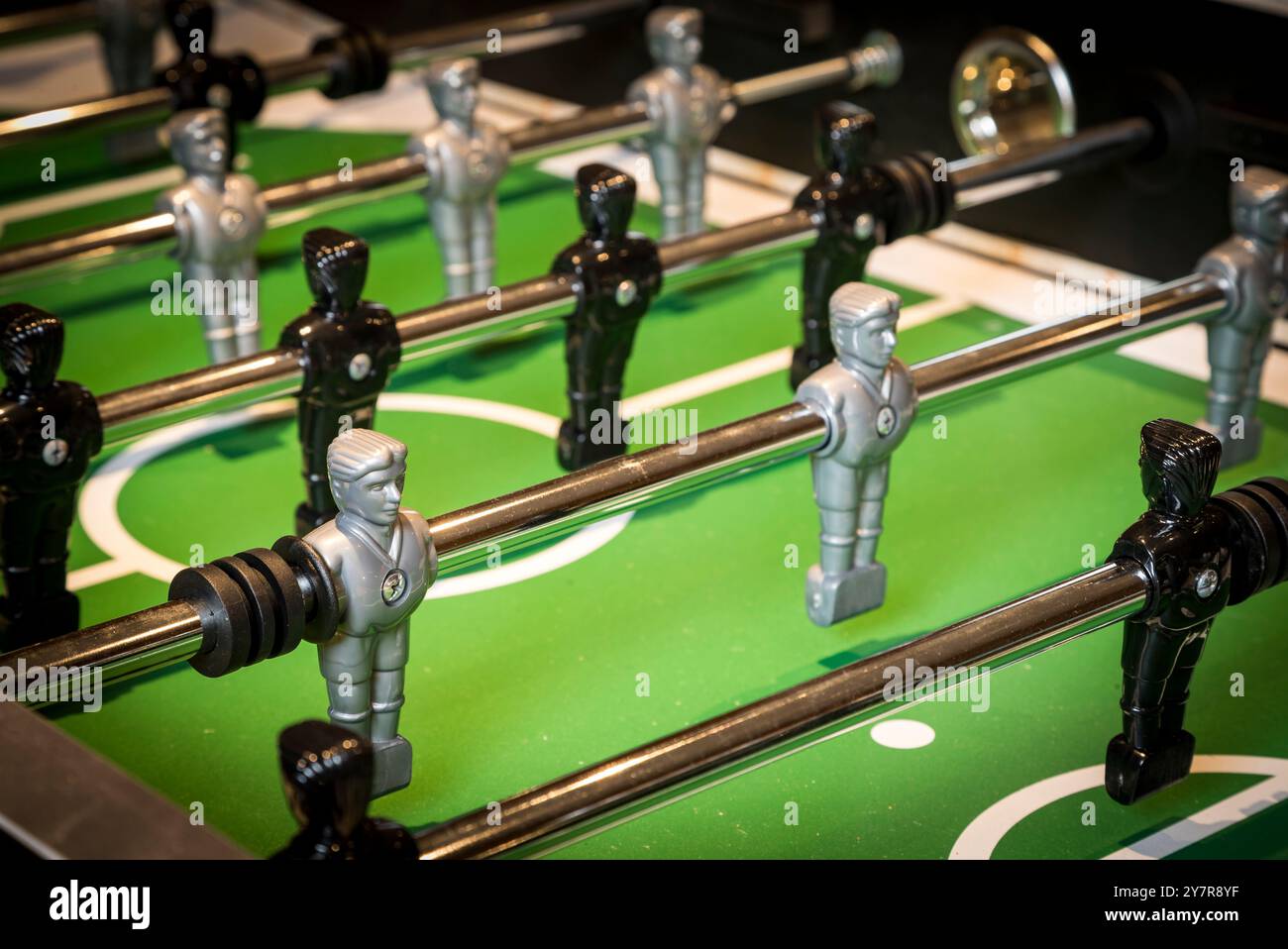 Games room at Rowan Tree Retreats Stock Photo - Alamy