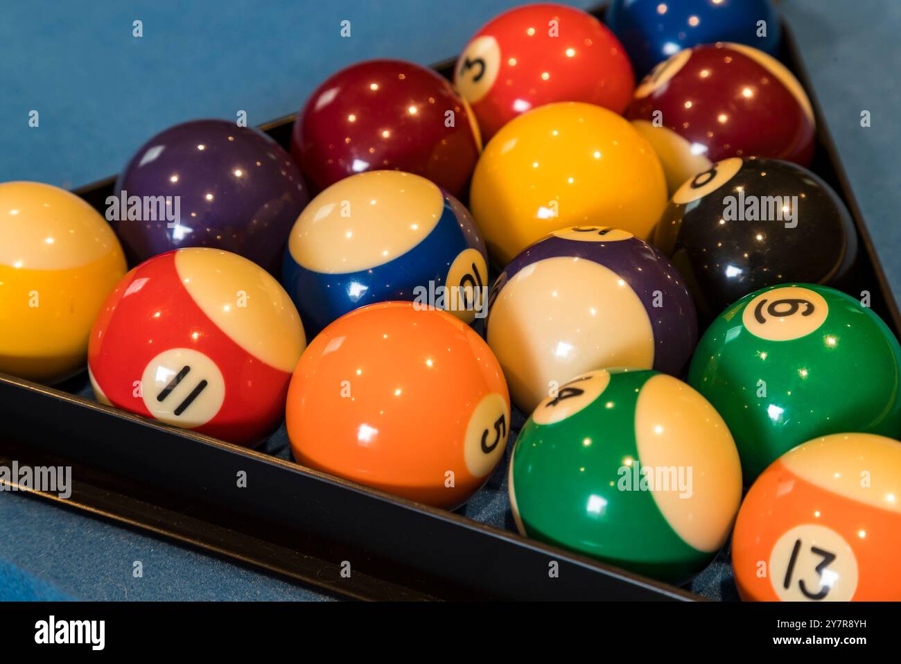Games room at Rowan Tree Retreats Stock Photo - Alamy