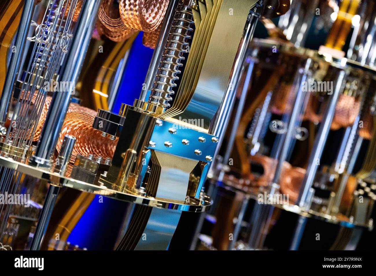 Ehningen, Germany. 01st Oct, 2024. A model of a suspension of the ...