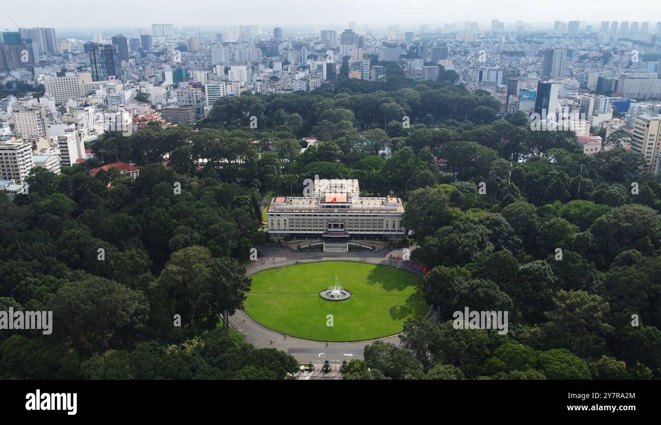 Ho Chi Minh City, Vietnam - September 30, 2023: The Independence Palace ...