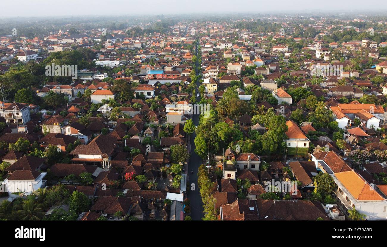Aerial view of Ubud town in Bali island, Indonesia Stock Photo - Alamy