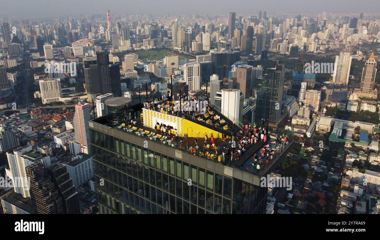 Bangkok, Thailand - January 27, 2024: Aerial view of King Power ...
