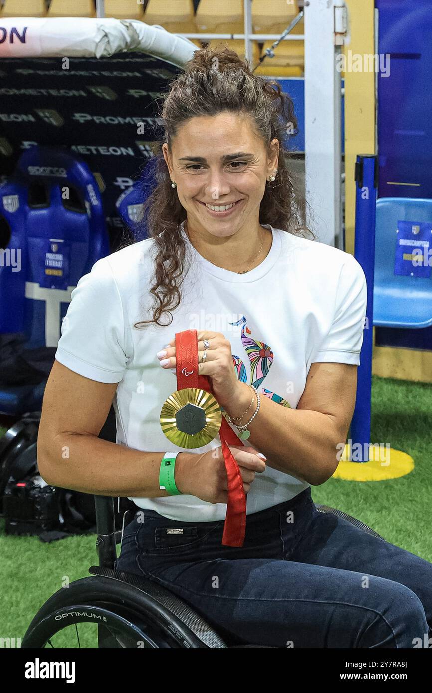 Giulia Ghiretti (gold medal in 100m breaststroke SB4 at the Paris 2024 ...