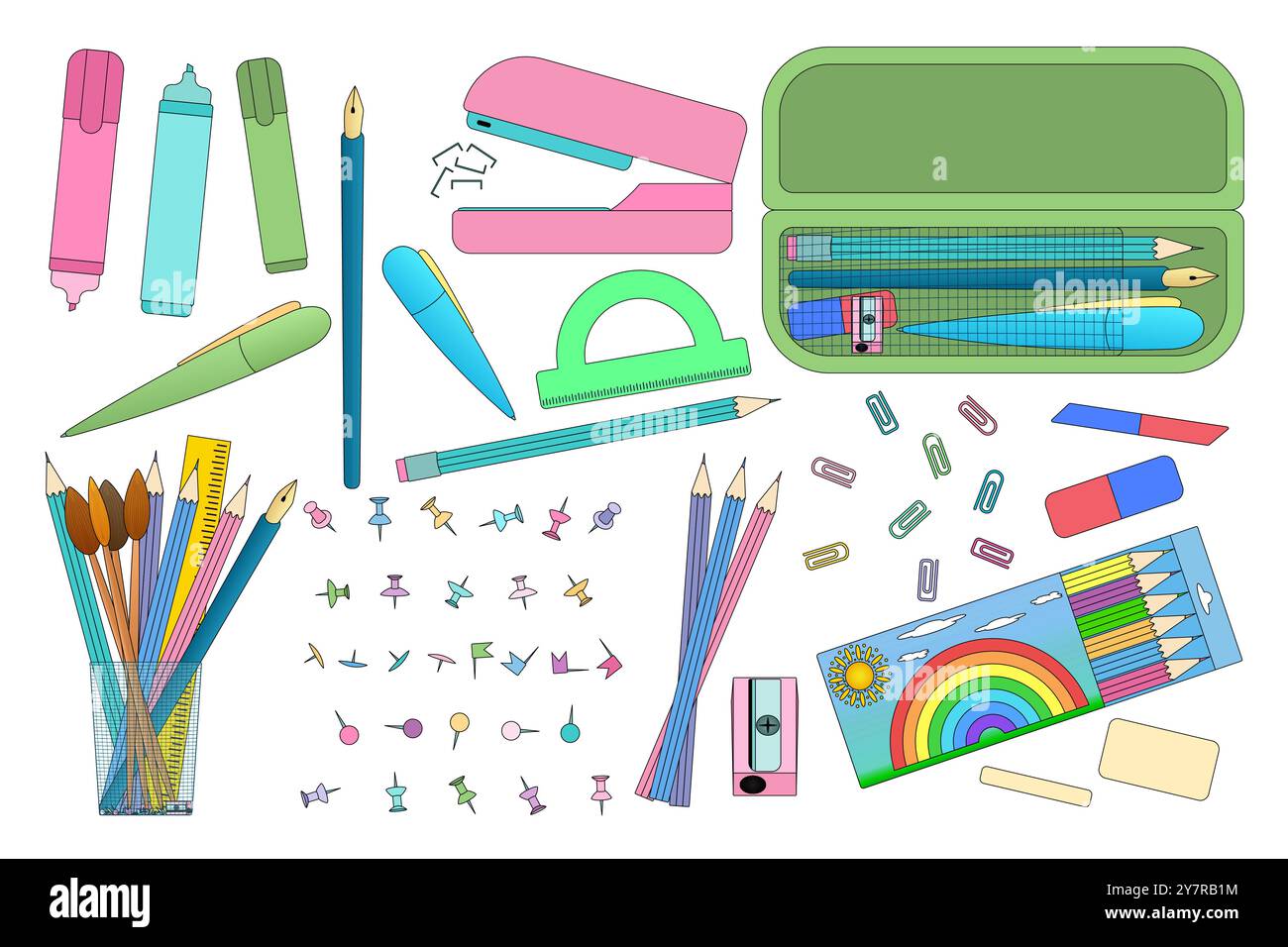 Creative classroom secondary Stock Vector Images - Alamy