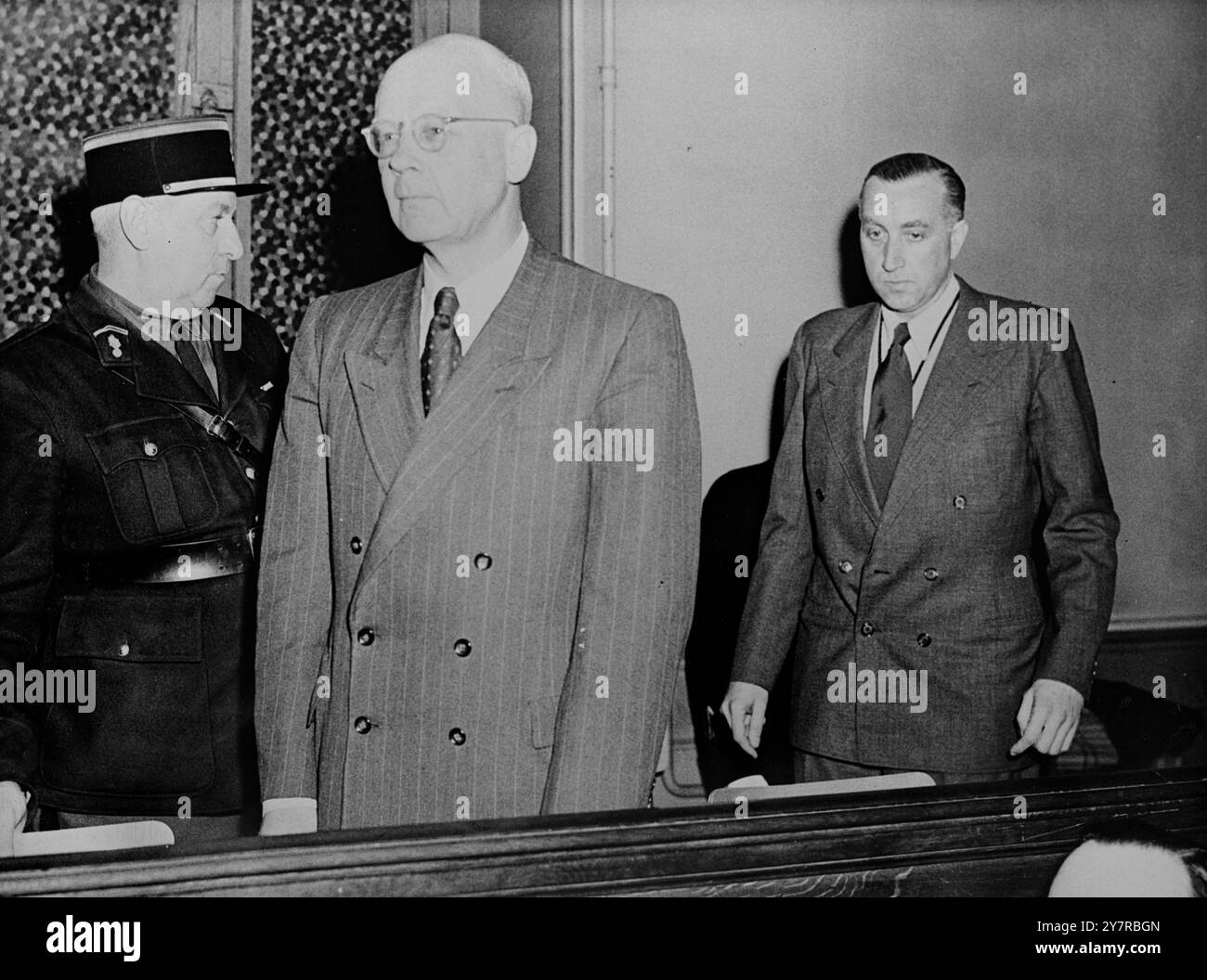 PARIS BUTCHER. 22.2.54. Gestapo chief on trial. The former SS Gen Karl ...