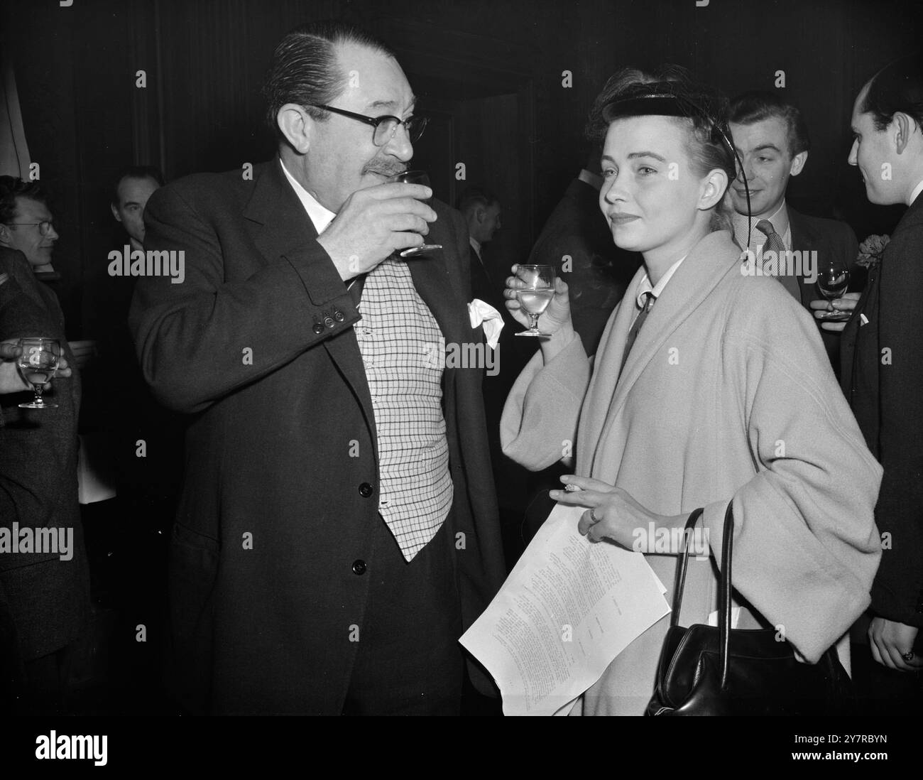 SPANISH SHERRY TASTED TO THE THROB OF GUITARS 18.2.54. In the stately ...