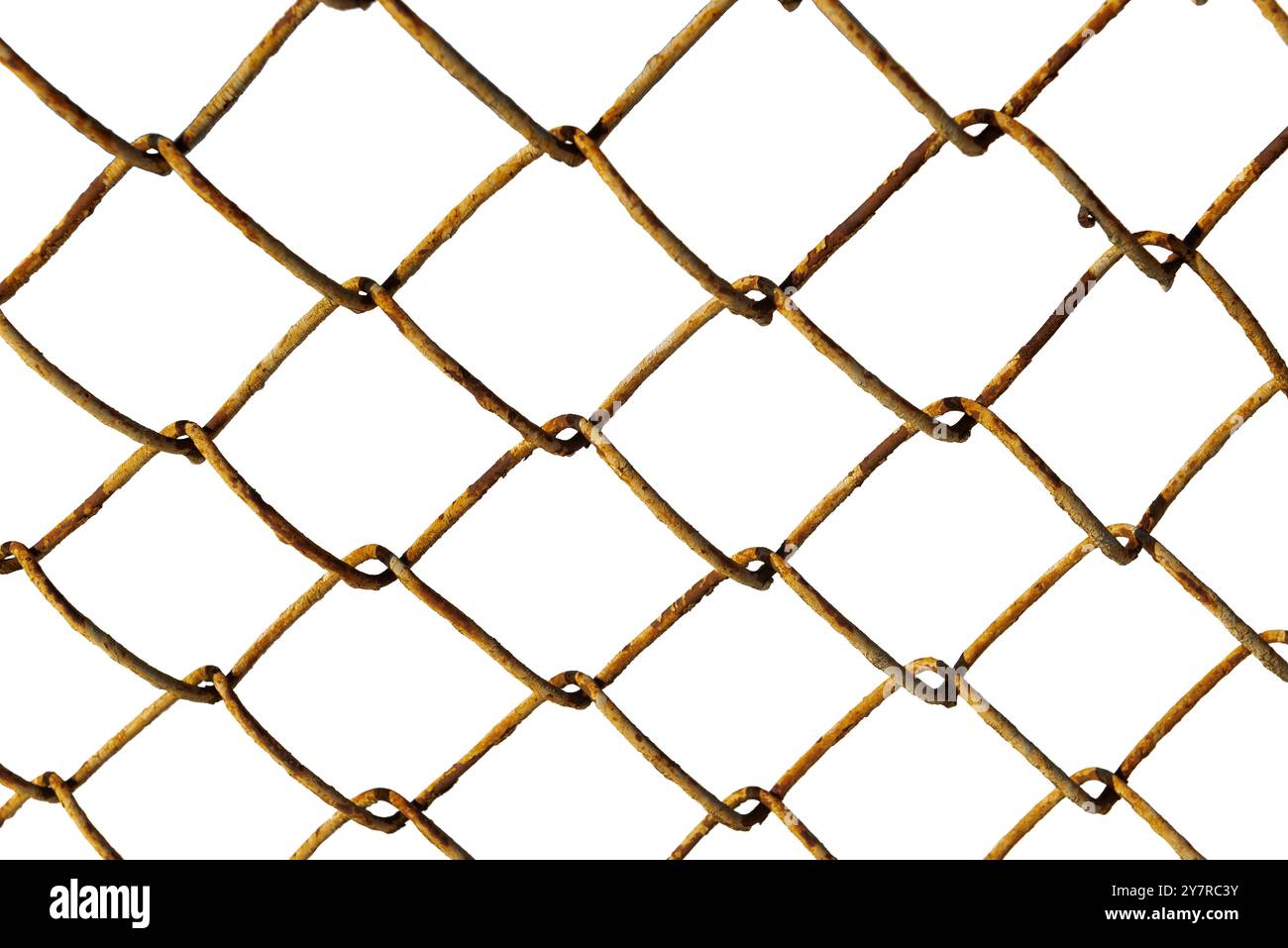 Steel fence wire chain Cut Out Stock Images & Pictures - Alamy
