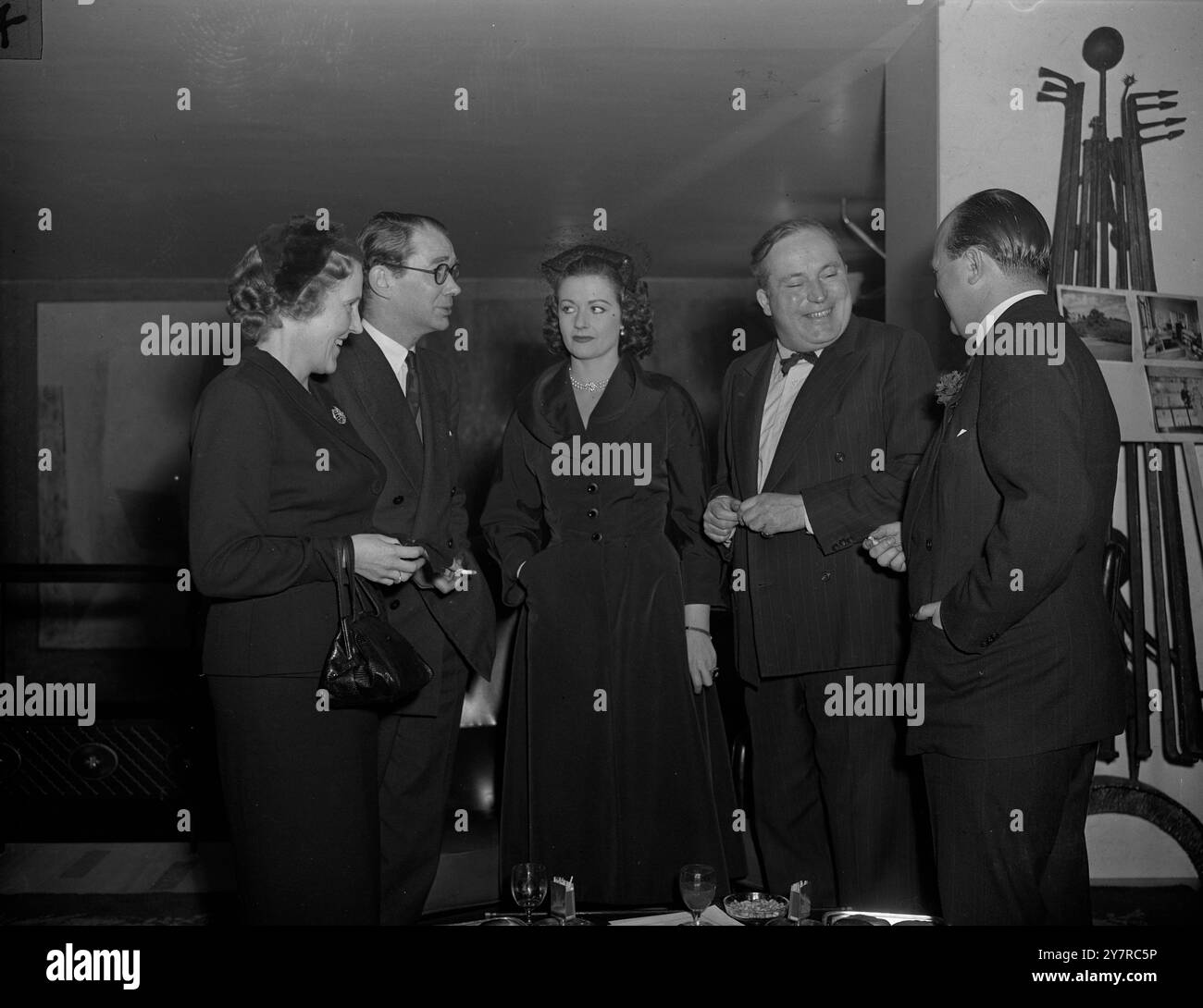 MARGARET LOCKWOOD AND DUKE OF DEVONSHIRE 17.2.54. Margaret Lockwood ...