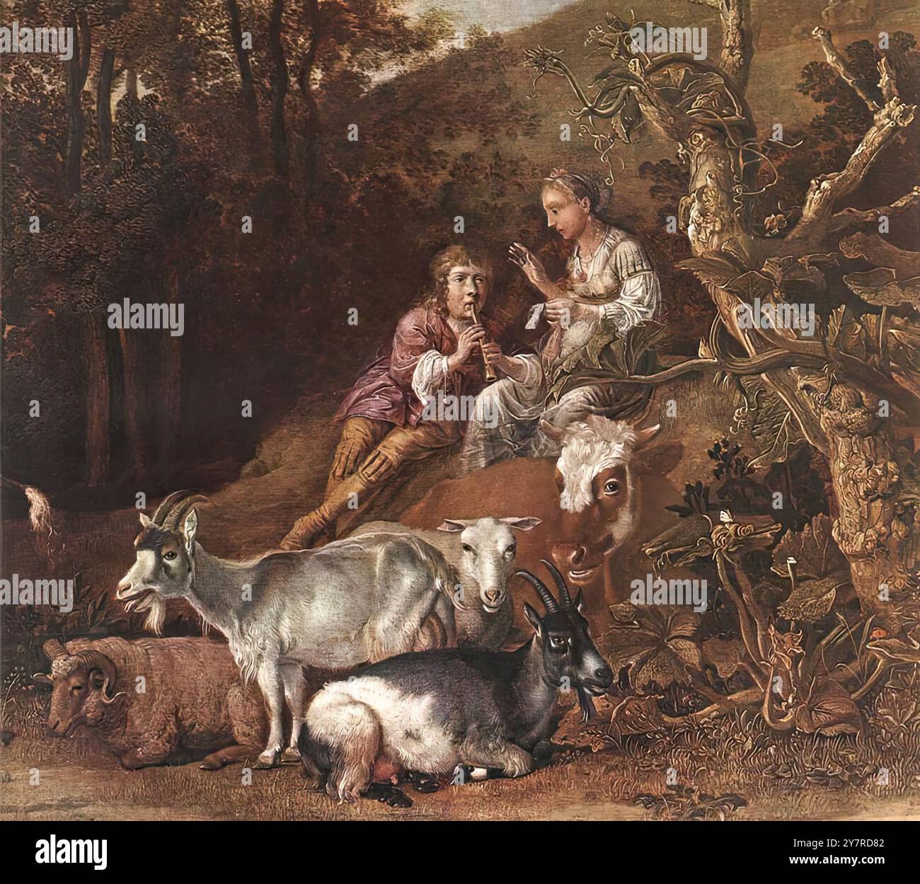 POTTER, Paulus (b. 1625, Enkhuizen, d. 1654, Amsterdam) Landscape with ...