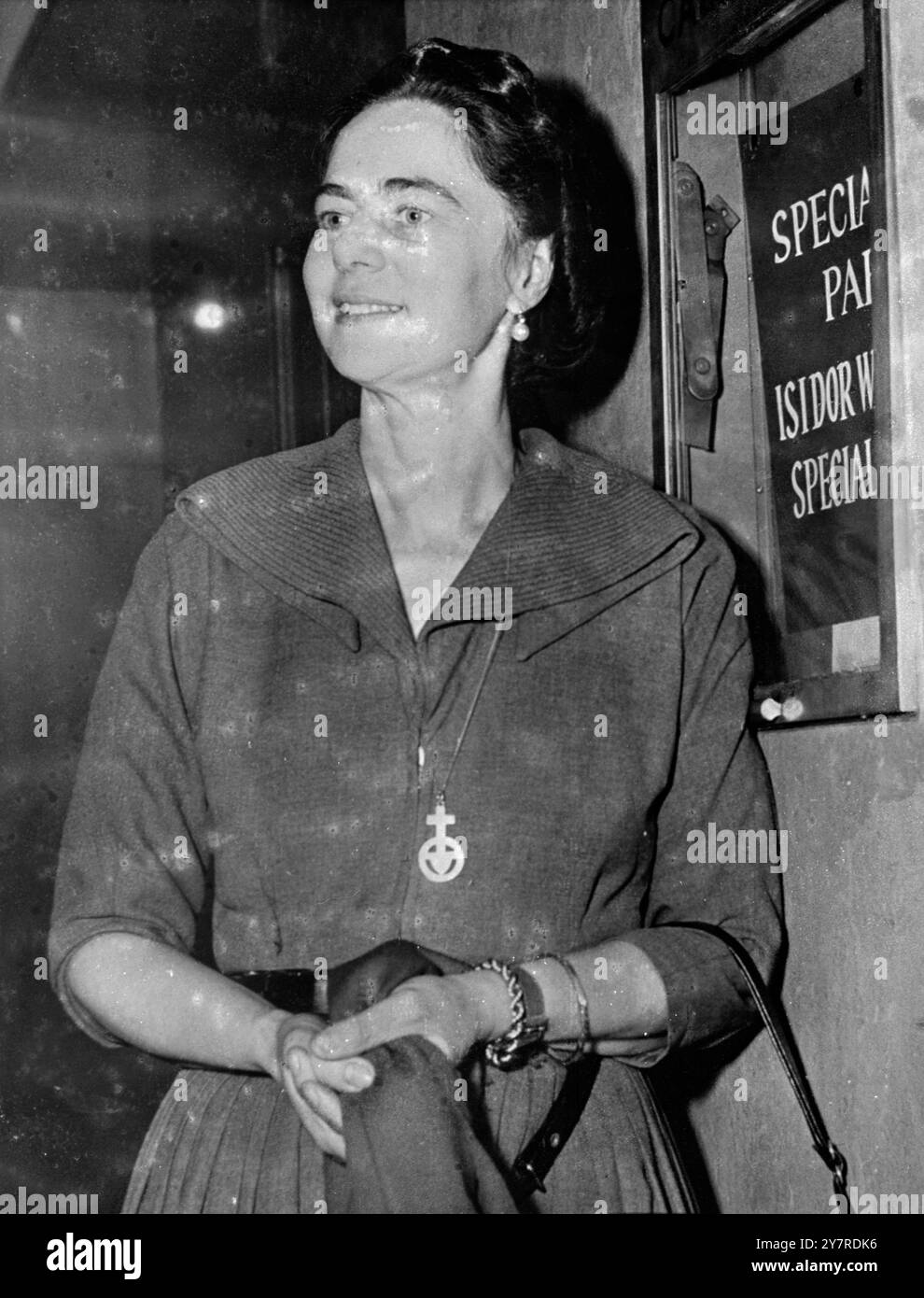 Princess Ileana of Romania in court over Habsburg castle dispute. 1954 ...
