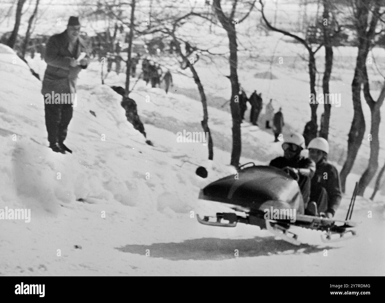 ITALY WINS TWO-MAN BOBSLED CHAMPIONSHIPS AT CORTINA. On February 7 ...