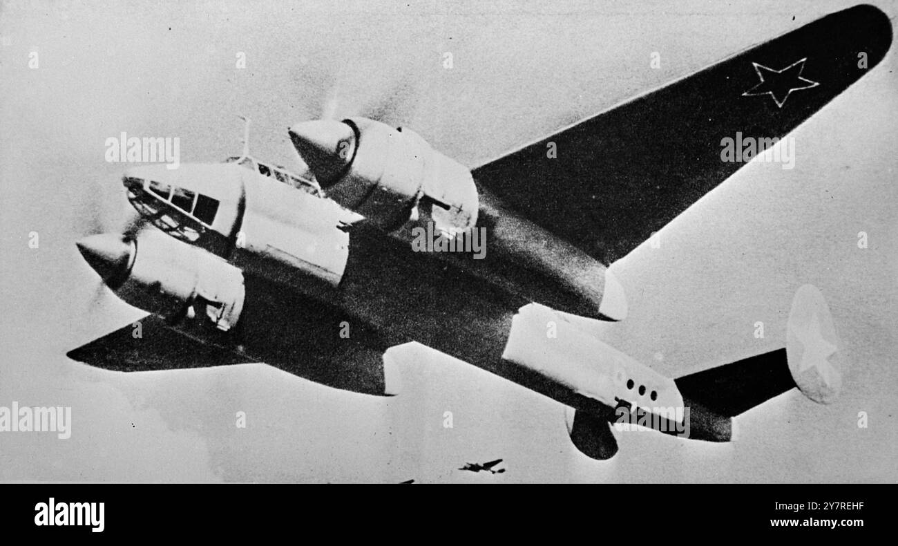 Russia's aircraft: The Tupolev TU-2 twin-engined bomber and attack ...