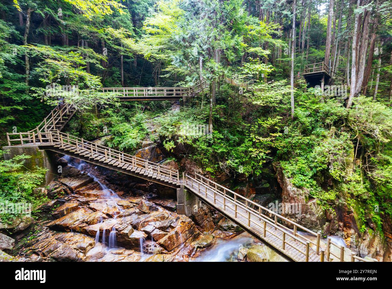 Ryujin Falls in Nakatsugawa City Japan Stock Photo - Alamy