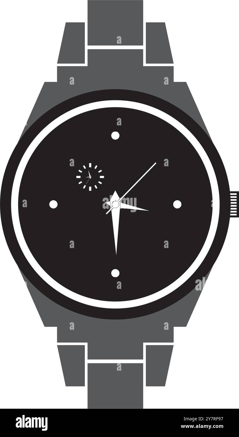 Modern luxury wristwatch logo hi-res stock photography and images - Alamy