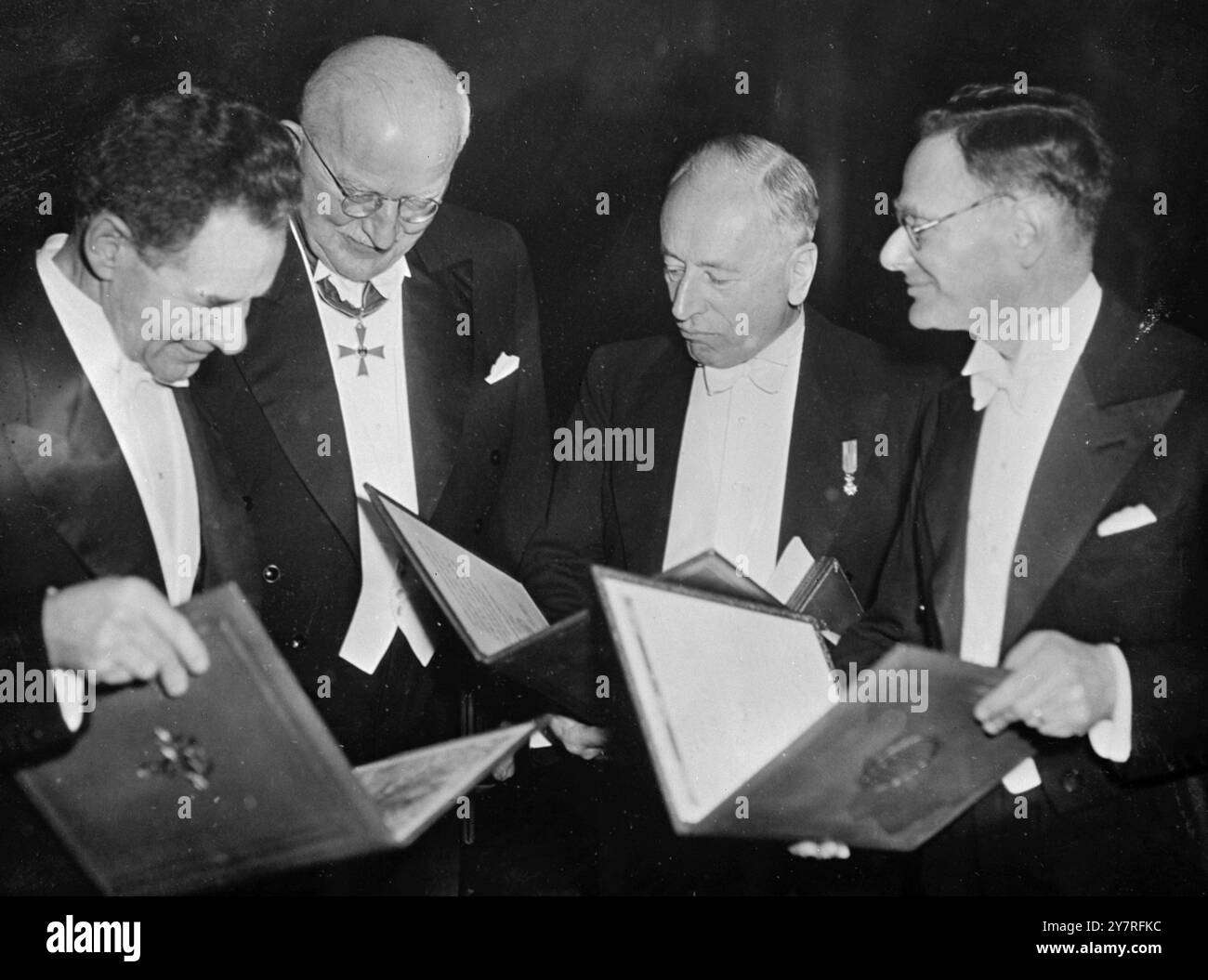 Nobel Prize winners 12.12.53 Four of this year's Nobel Prize winners ...