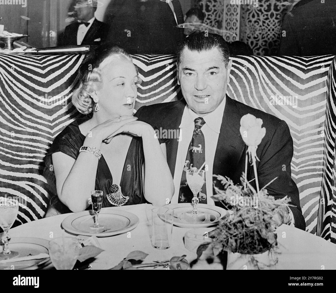 Dempsey & his bride-to-be 7.12.53. Former heavyweight boxing champion ...