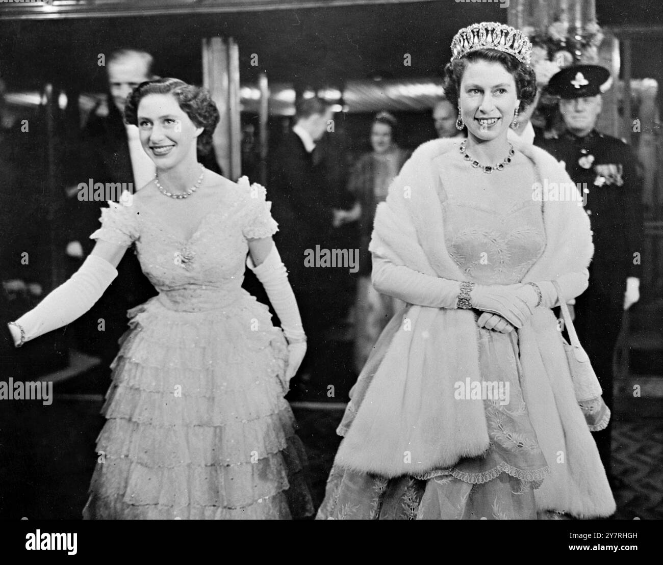 Queen mary diamond tiara Black and White Stock Photos & Images - Alamy