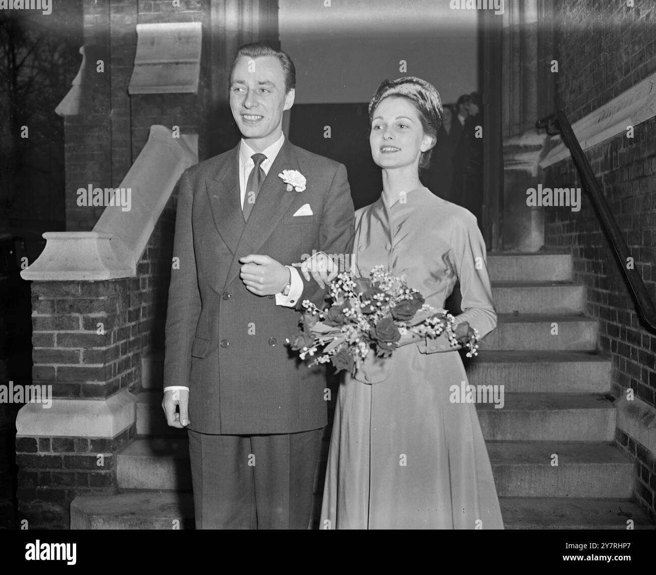 THE BRIDE WORE GREEN. 22.10.53. A bride who defied superstition by ...