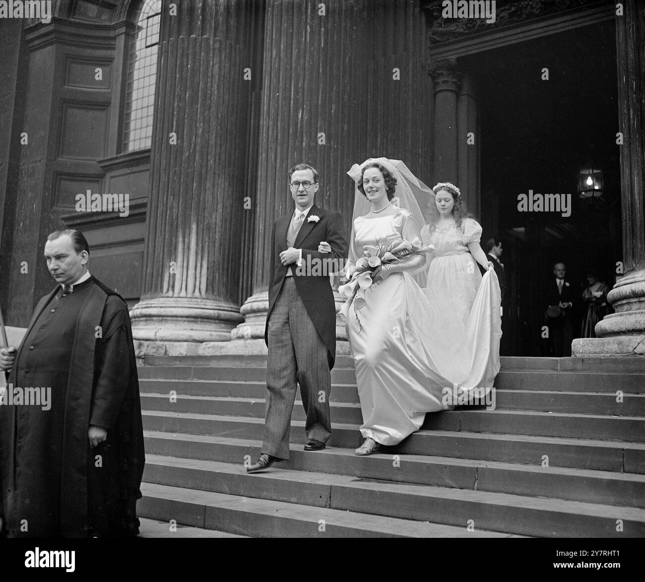 Wedding at St Paul's. First for nine years. 24.10.53. For the first ...