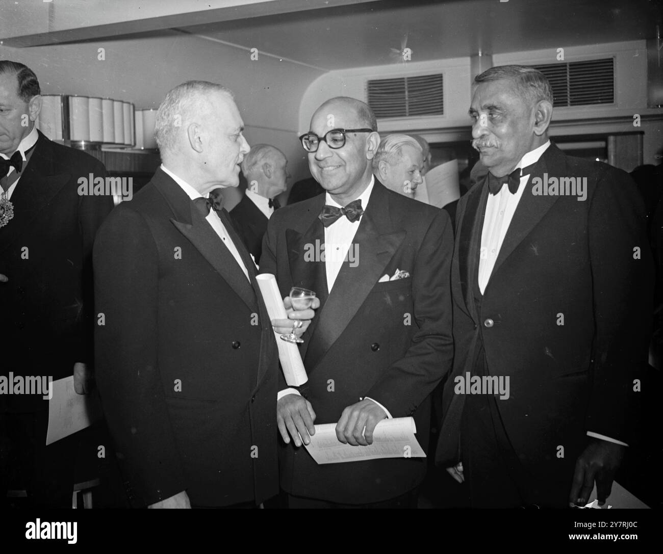 COMMONWEALTH PREMIERS AT LONDON DINNERThree Commonwealth Prime ...